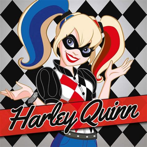 Dc Super Hero Girls Harley Quinn 40x40 Robert Dyas