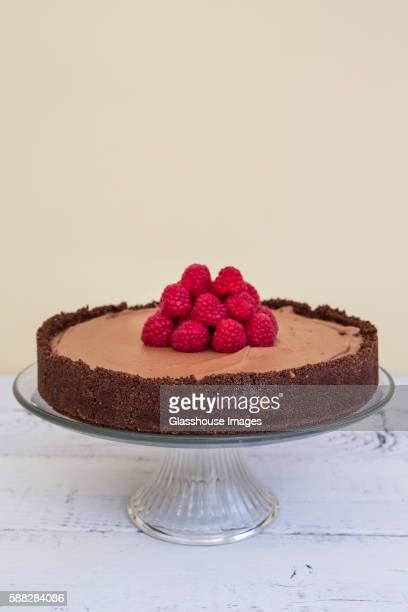 Chocolate Raspberry Puddings Photos And Premium High Res Pictures