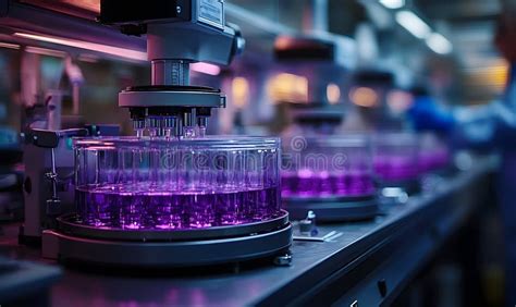 Automated Liquid Handling System Stock Illustration Illustration Of