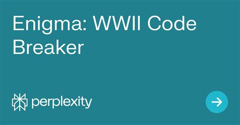 Enigma Wwii Code Breaker