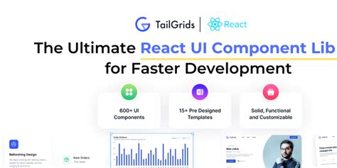 Tailgrids React 600 Tailwind Css React Ui Components Dev Community
