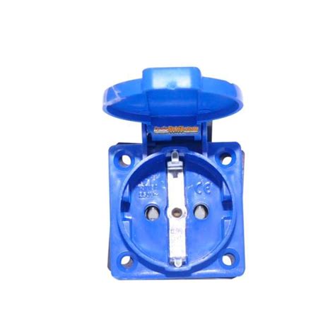 Promo Oem Panel Mounting 1 Phase 16 A 220v Ac Socket Untuk Stop Kontak