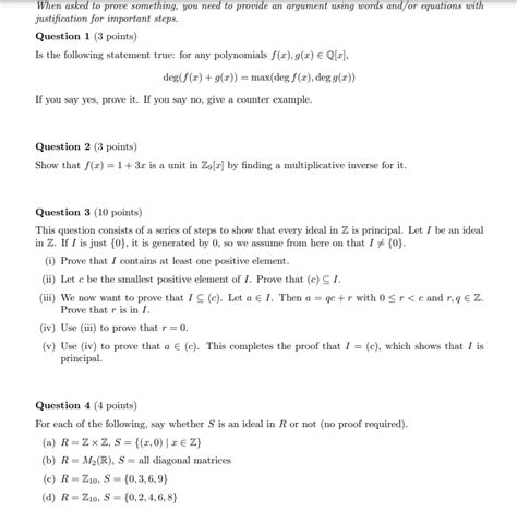 Solved Please Answer All Questions In Detail Thank You Chegg