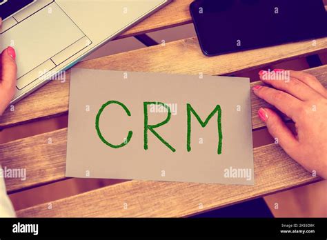 Text Showing Inspiration Crm Word For Manages All Your Company Relationships And Interactions