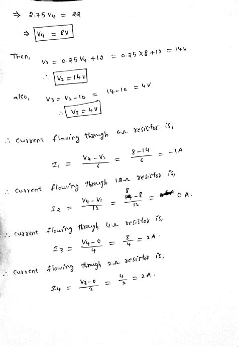 Solved 2 Use Either Node Voltage Or Mesh Current Analysis To Find