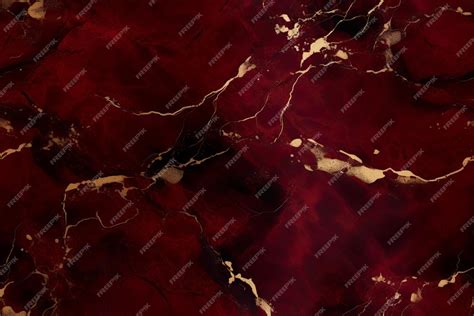 Premium Ai Image Dark Red Seamless Pattern With Marbling Effect