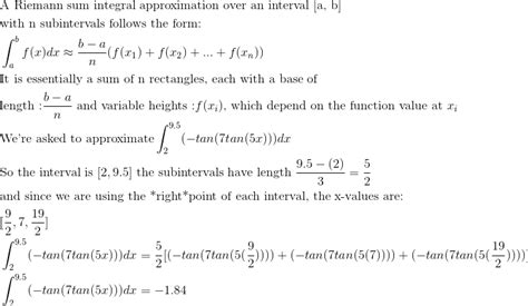 Riemann Sums Calculus