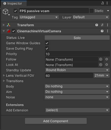 How Do You Use Cinemachine Camera Instead Of Main Camera Unity