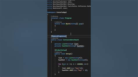 C List Vs Hashset Contains Method Benchmark Youtube