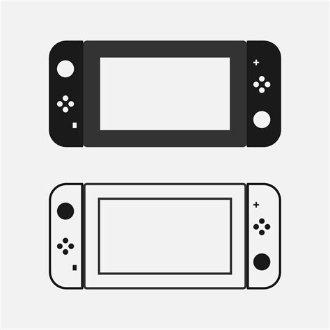Nintendo Switch Console Vector Illustration Vector Switch 14721763