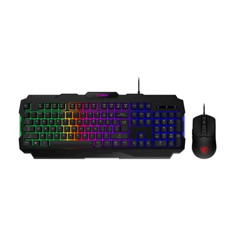 Msi Forge Gk100 Combo Gaming Rgb Keyboard And Mouse
