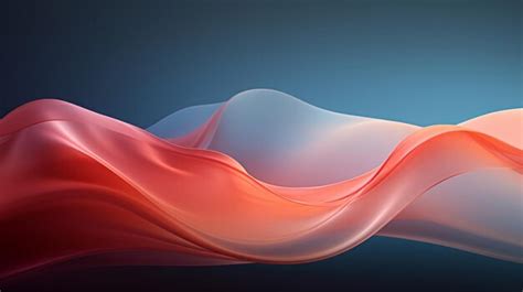 Premium Ai Image Calm And Serene Abstract Art Of Smooth And Glossy Waves Ai Generated