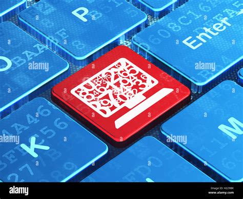 Education Concept Computer Pc On Computer Keyboard Background Stock Photo Alamy