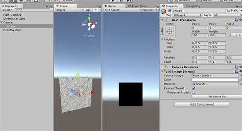 UI Image Dsiplayed As Black When Using Screen Space Overlay Option Questions Answers Unity