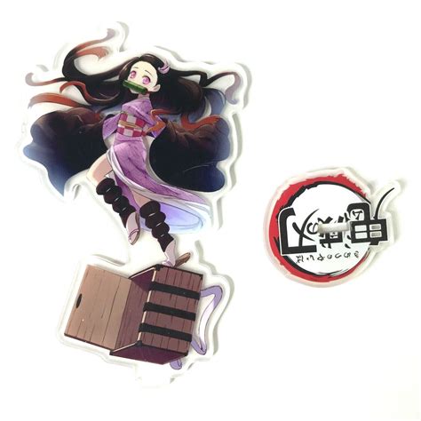 Demon Slayer Nezuko Kamado Standing On Hiding Box Acrylic Foundation Figure 4584446783