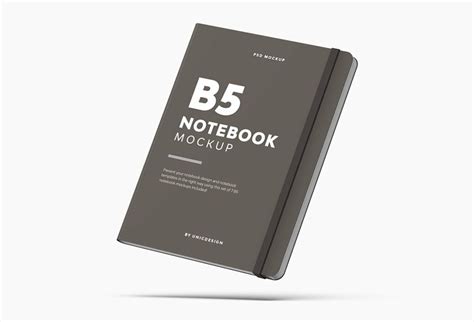B5 Notebook Mockup Masterbundles