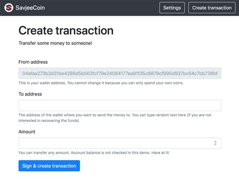 Github Savjee Savjeecoin Frontend Angular App To Visualize Interact With A Blockchain