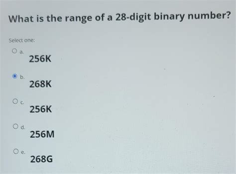 Solved Which One Is The Equivalent Of This Binary Number