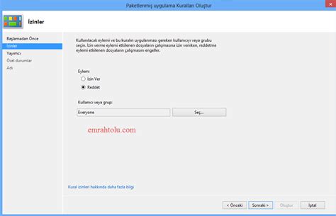 Windows 8 Applocker Uygulama Kısıtlama Appx Emrah Tolu Makaleleri