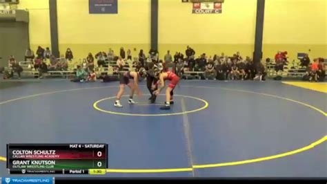 86 Lbs Semifinal Colton Schultz Callan Wrestling Academy Vs Grant Knutson Outlaw Wrestling Club