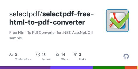 Issues Selectpdf Selectpdf Free Html To Pdf Converter GitHub