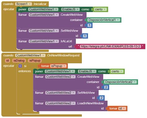 Problems With Links In Customwebview Mit App Inventor Help Mit App Inventor Community
