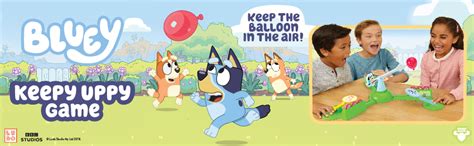 Bluey Keepy Uppy Game Help Bingo And Chilli Keep The