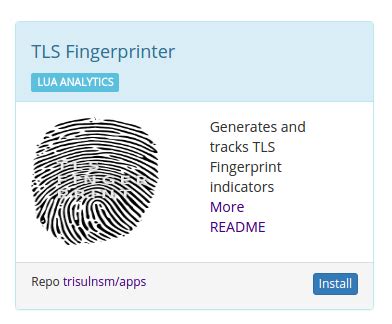 TLS Fingerprinting Using Trisul Trisul Network Analytics Developer Zone