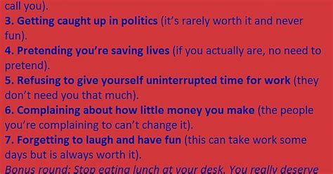 7 things you should stop doing at work imgur