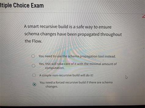 Solved A Smart Recursive Build Is A Safe Way To Ensure