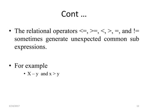 Optimization Of Basic Blocks Pptx
