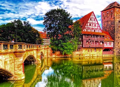 Онлайн пазл «Мост и башня