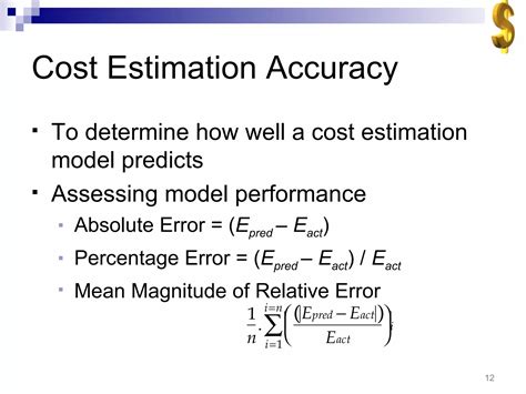 Software Cost Estimation Ppt