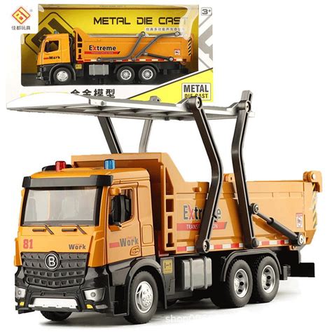 Metal Toy Dump Trucks 24g 124 9wd Rc Dump Truck Toy Metal Bed And