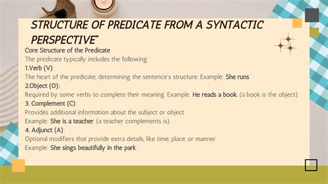 Structure Of Predicationeducation Englishpdf