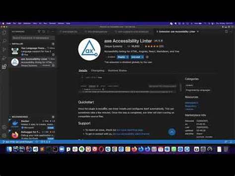 Axe DevTools Linter VS Code YouTube
