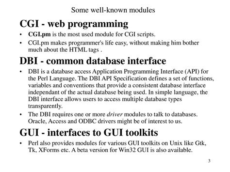 Perl Modules Ppt Download
