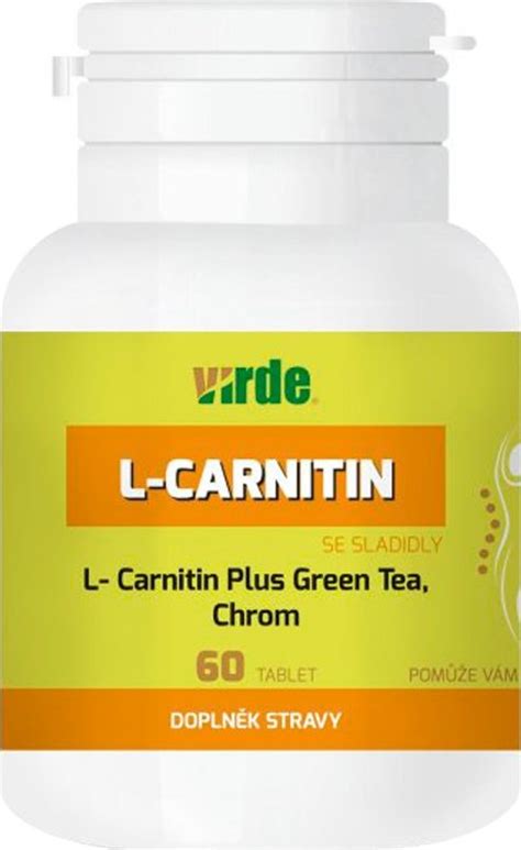 Virde L Carnitin Plus Green Tea Chrom 60 Tbl Zbozi Cz