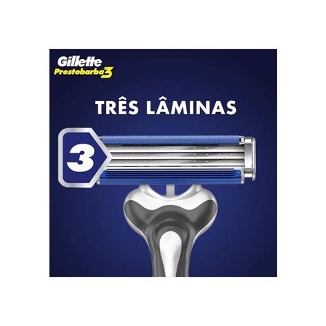 Aparelho Prestobarba 3 Laminas Gillette Uefa Champions Original