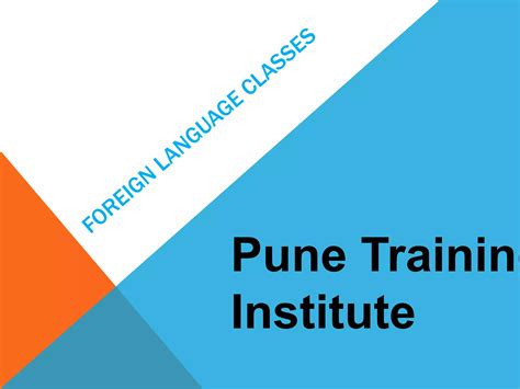 Foreign Language Classes Ppt Pptx