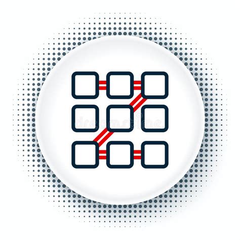 Line Graphic Password Protection And Safety Access Icon Isolated On White Background Security