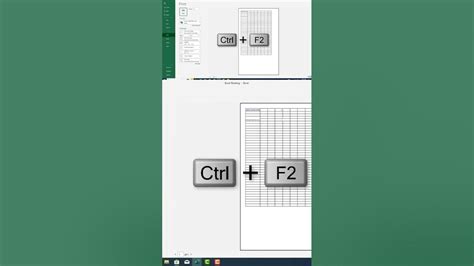 How To Show Print Preview In Excel Microsoft Excel Print Preview