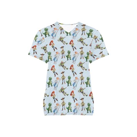 Toy Story Scrub Top Toy Story Scrub Top Woody And Buzz Scrub Top
