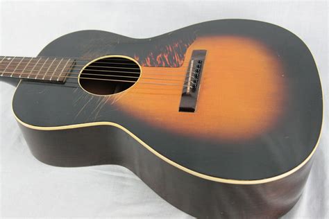 1937 Kalamazoo Kg 14 Sunburst Vintage Acoustic Guitar Gibson L 00 W L
