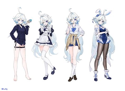 Furina Genshin Impact Drawn By Rity Danbooru