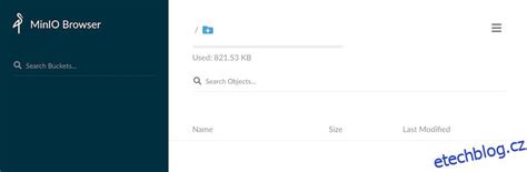 Vyzkoušejte Minio Self Hosted S3 Compliant High Performance Object Storage