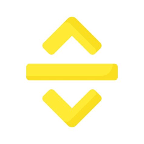 Premium Vector Vertical Resize Arrows Vector Design