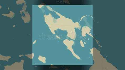 Halib Island Eritrea Highlighted And Labelled Topo Humanitarian