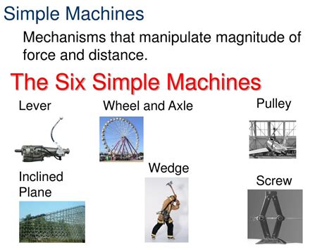 PPT Mechanisms Simple Machines PowerPoint Presentation Free Download ID 5271121