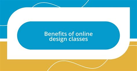 My Thoughts On Using Online Design Classes • Uk